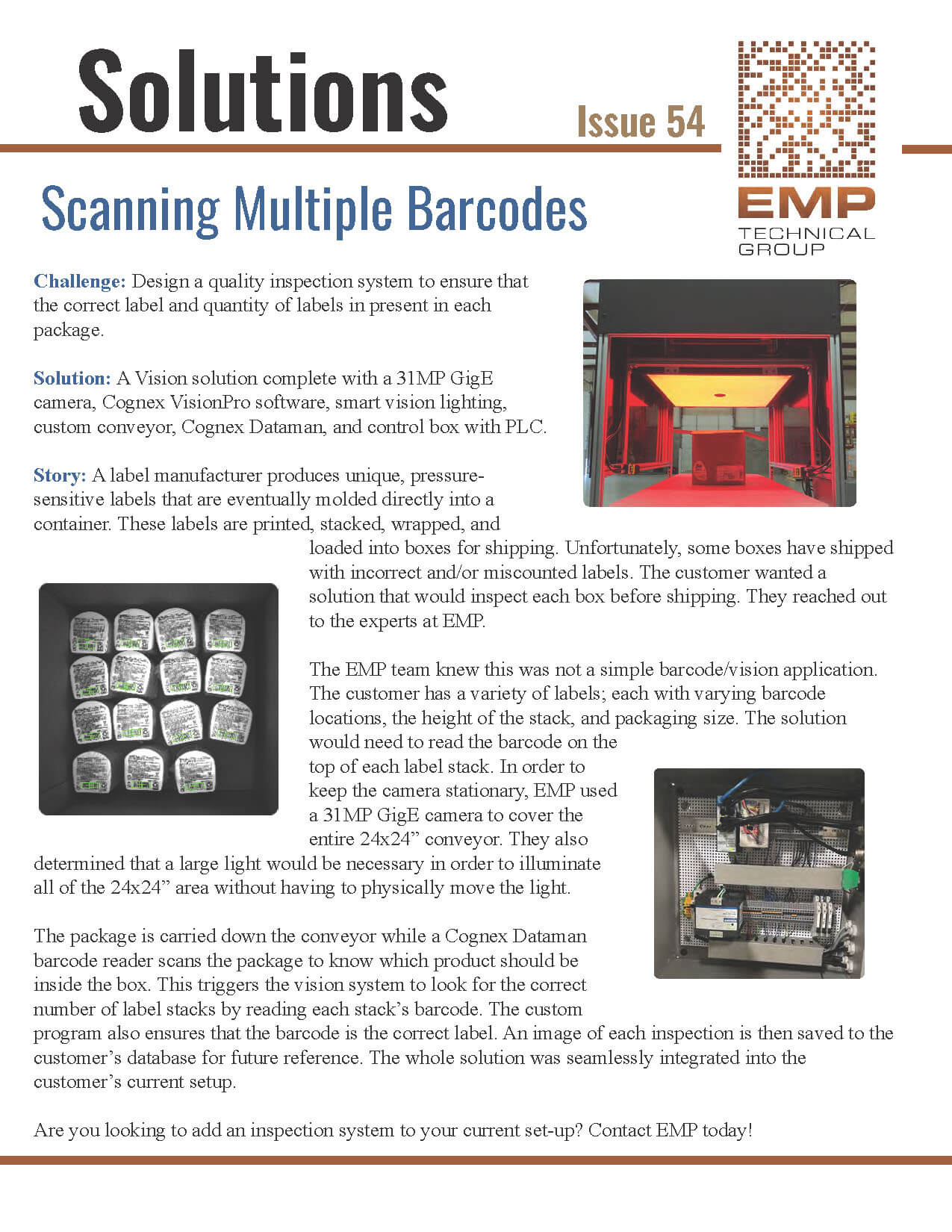 Scanning Multiple Barcodes - EMP Tech Group