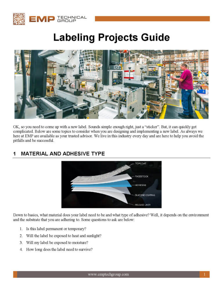 Labeling - EMP Tech Group
