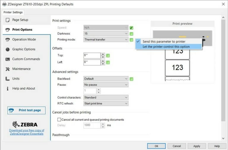 Printer String Overwriting Your Printer Settings - EMP Tech Group