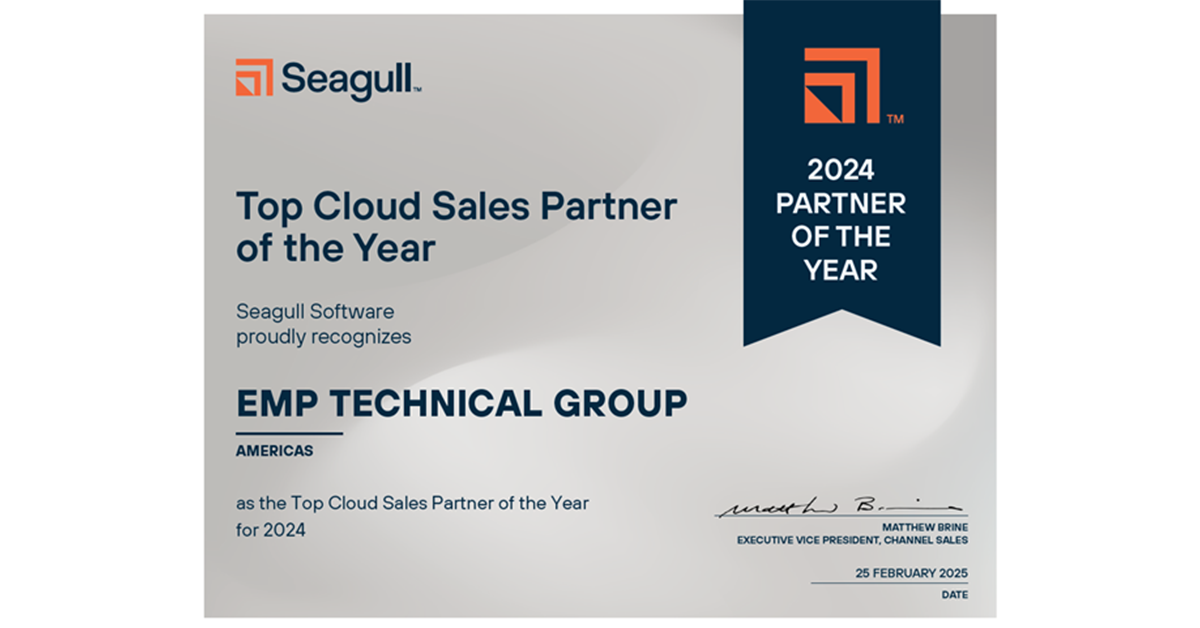EMP Named BarTender Cloud Partner of the Year - EMP Tech Group