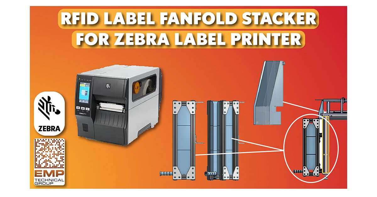 RFID Label Catch Tray for Zebra Printer - EMP Tech Group